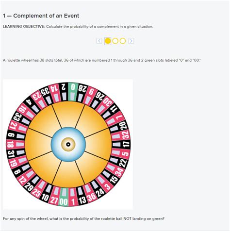 solved 1 complement of an event learning objective