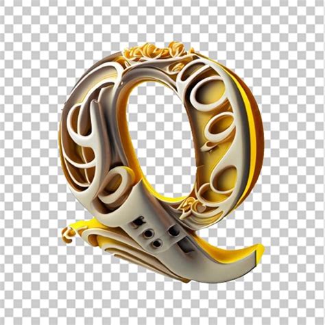 Premium PSD Letter Q