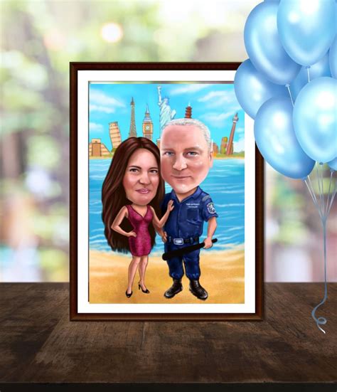 Дигитална карикатура за всяка професия А4 Приятелка