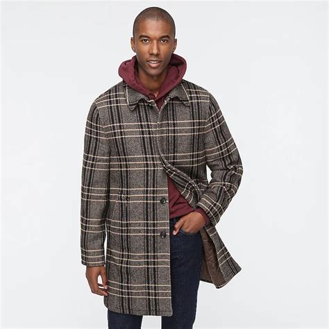 Mens Wool Car Coat Slim Fit Georgie Pitre Mens Wool Car Coat Slim Fit Georgie Pitre