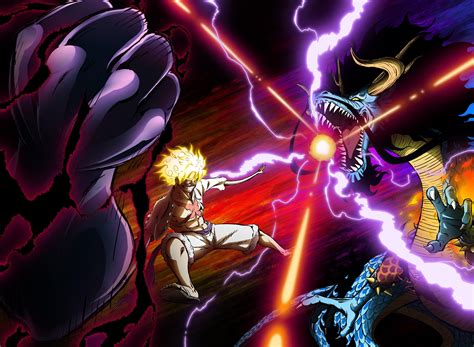 One Piece Wallpaper Luffy Vs Kaido  At Eugene Mash Blog
