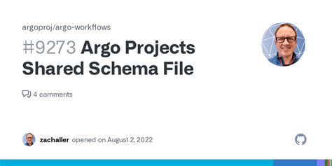Argo Projects Shared Schema File Issue Argoproj Argo Workflows GitHub