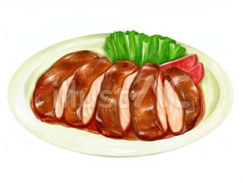 照り焼きチキンイラスト No 22920094｜無料イラスト・フリー素材なら「イラストac」