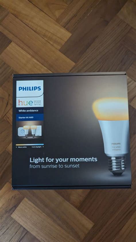 Philips Hue White Ambiance Starter Kit Furniture Home Living Lighting Fans Lighting On