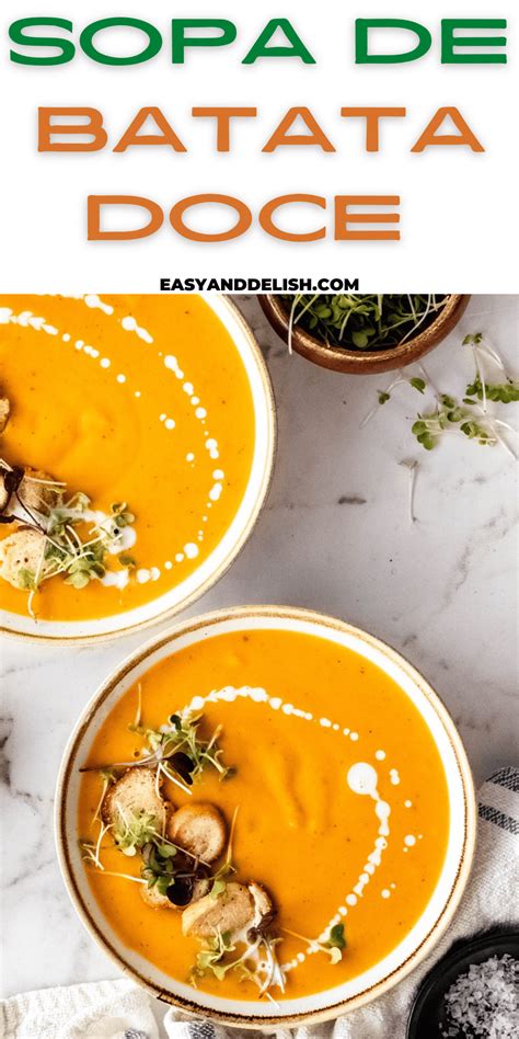 Sopa De Batata Doce