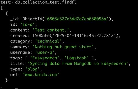 使用 Logstash 迁移 Mongodb 数据到 Easysearch Ew帮帮网