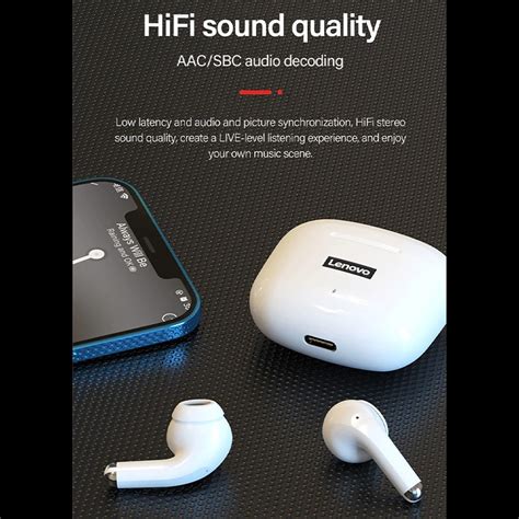 Jual Thinkplus Lenovo LP40 True Wireless Bluetooth Earphone Mini Earbuds TWS Shopee Indonesia