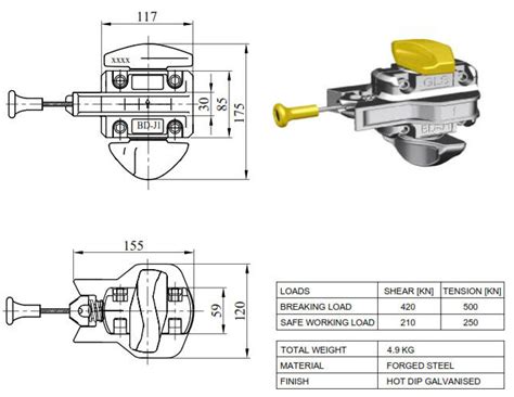 Semi Automatic Container Twist Locks