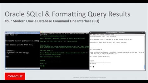 automatic sql result formatting with oracle sqlcl youtube