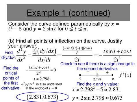 Ppt Section 10 3 Parametric Equations And Calculus Powerpoint Presentation Id 2675366