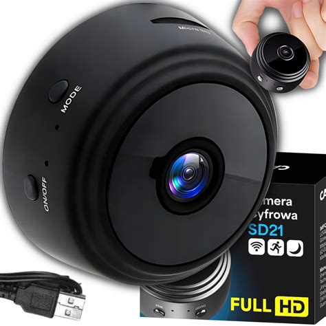 MINI KAMERA SZPIEGOWSKA UKRYTA DETEKCJA FULL HD WIFI RUCH KAMERKA MAŁA Sklep Opinie