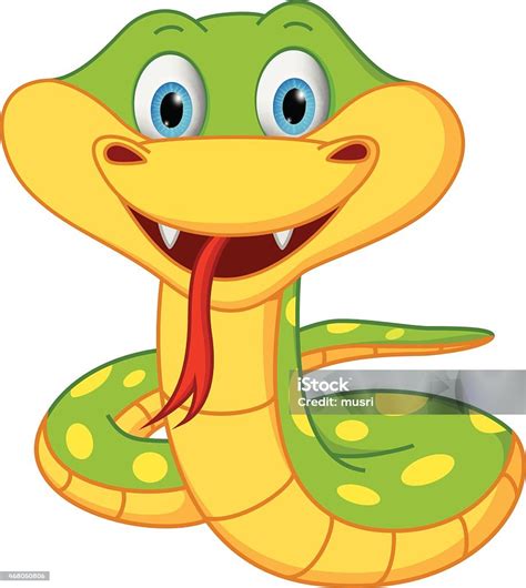 Kartun Ular Lucu Ilustrasi Stok Unduh Gambar Sekarang Alam