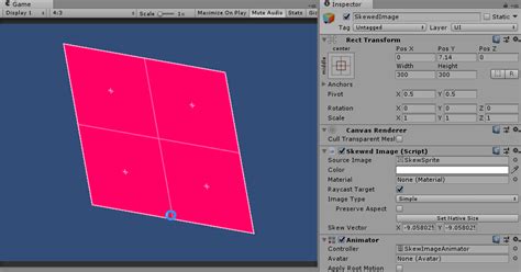 skewed image in unity album on imgur