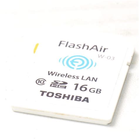 ️toshiba flash air 16gb wi fi機能付きsdカード ️ メルカリ