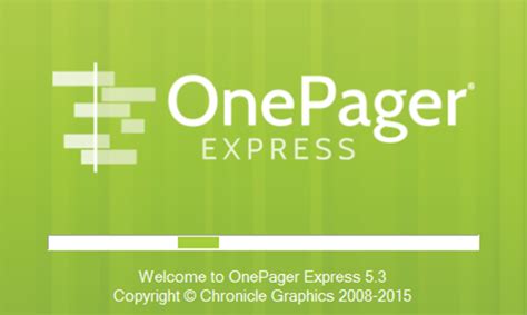 Getting Started With Onepager Express Version 53 Desktop Onepager Documentation