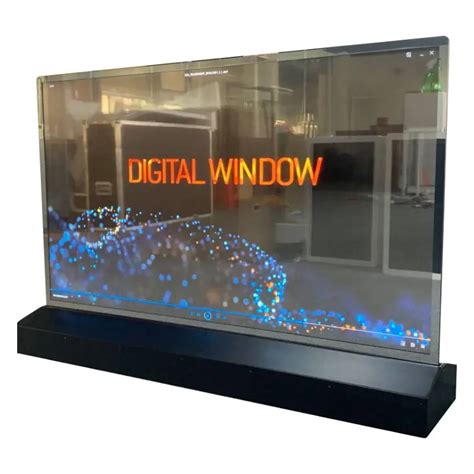 China Transparent OLED Display Manufacturer Transparent OLED Digital Signage For Sale