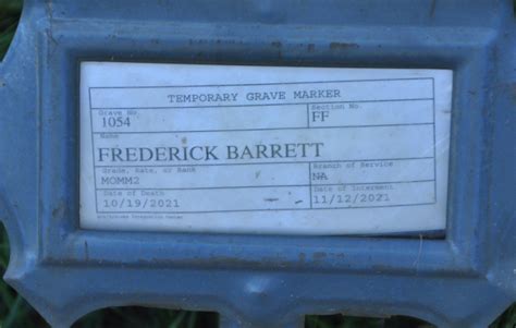 Frederick D Barrett 1927 2021 Find A Grave Memorial