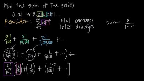 Sequences And Series Geometric Series Clickview