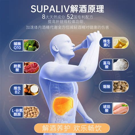 日本supaliv速佰力解酒药快速醒酒丸护肝防宿醉提升酒量20粒虎窝淘