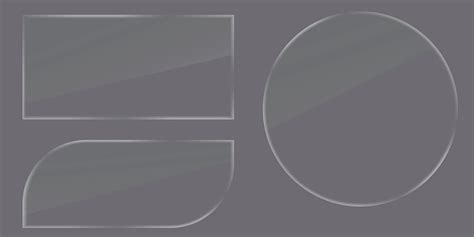 Plexiglass Akrilik Lingkaran Kosong Terbuat Dari Plastik Kosong Pelat Spanduk Transparan Gambar