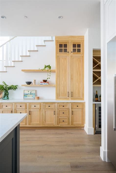 White Oak Kitchen Oak Cabinetry Was Bleached And Finished With A Clear