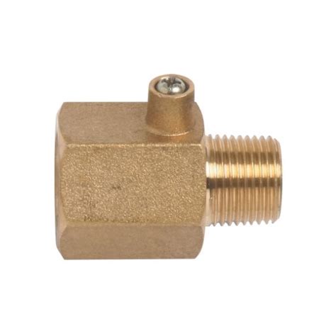 Test Point Adaptor Brass R 38 X 516 Saem And Nut