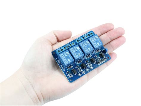 Módulo Relé 5v 10a 4 Canais Com Optoacopladores Usinainfo