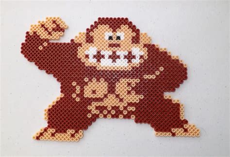 Donkey Kong Old Perler Bead Art By Kamikazekeeg On Deviantart Perler