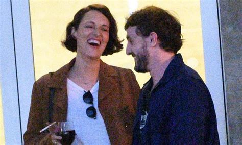 Paul Mescal And Phoebe Waller Bridge Share A Joke Over A Cigarette Break Outside Londons