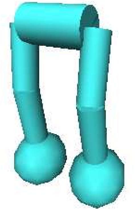 The Simulated Robot Used In The Biped Experiment The Robot Has Motors