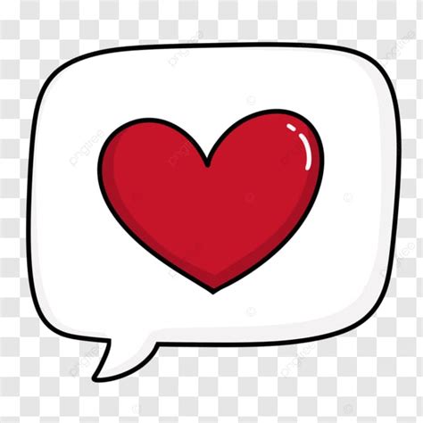 Cute Doodle Of Ted Heart Speech Bubble Illustration Love Message