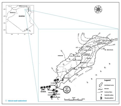 Presentation Of The Abiod Wadi Watershed Download Scientific Diagram