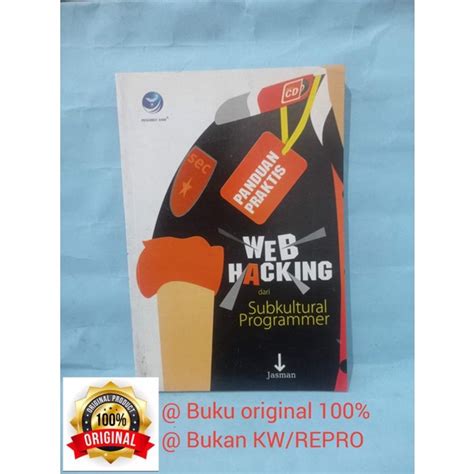 Jual Buku Web Hacking Dari Subkultural Programmer 100 Asli Bekas