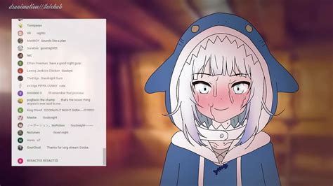 Gawr Gura Forgot To Turn Off The Stream Before Sex And Anime Hentai 2d