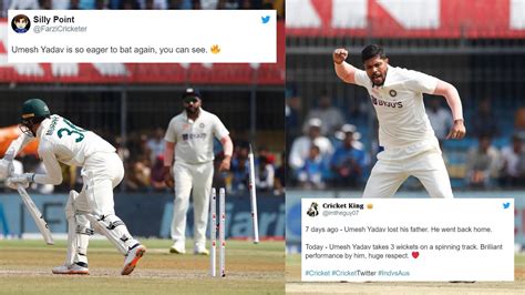 Umesh Yadav Is So Eager To Bat Again Fans Hail Indias Umesh Yadav