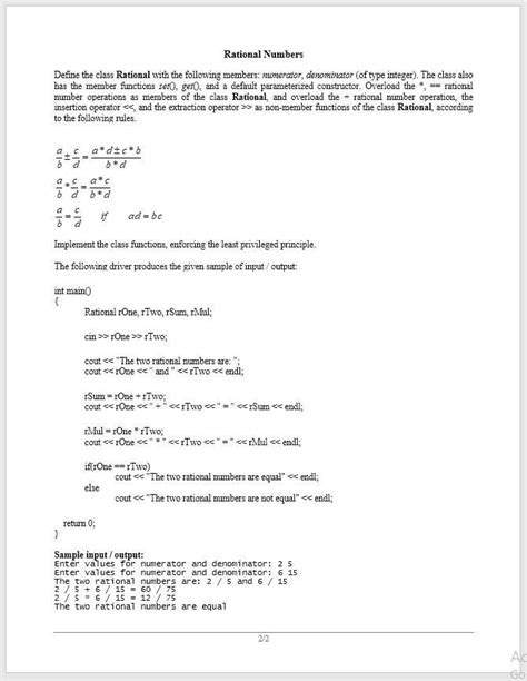 Solved Header File Numbers H Implementation Of The Chegg
