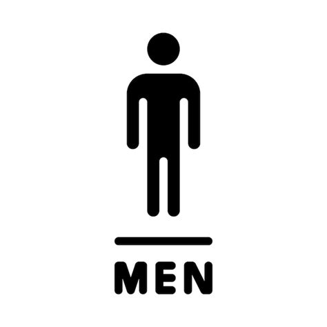 Men Toilet Logo Vectors And Illustrations For Free Download Freepik