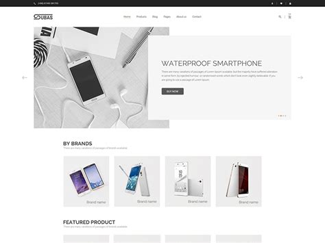 Subas Electronics ECommerce Bootstrap Template Fastcode Space