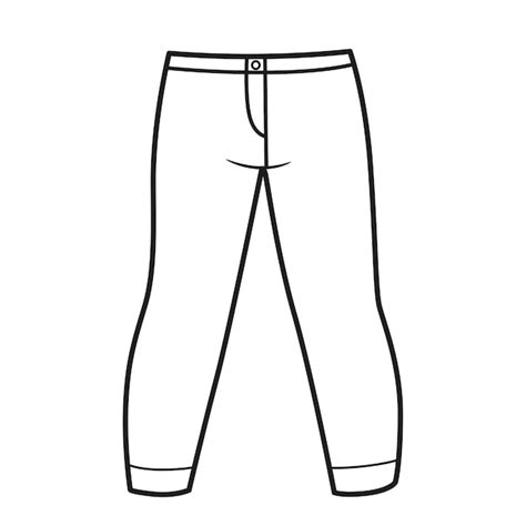 Pants Coloring Page Printable 2025