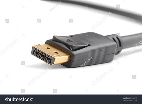 Display Cable Gold Plated Connector Stock Photo Shutterstock