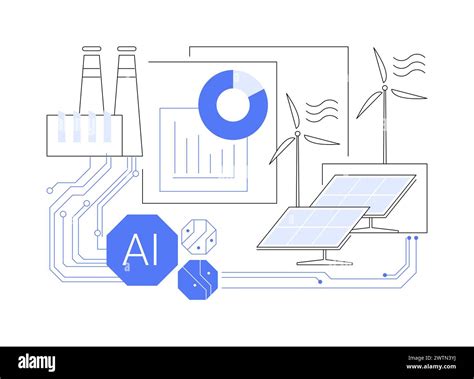 Ai Based Renewable Energy Forecasting Abstract Concept Vector Illustration Stock Vector Image