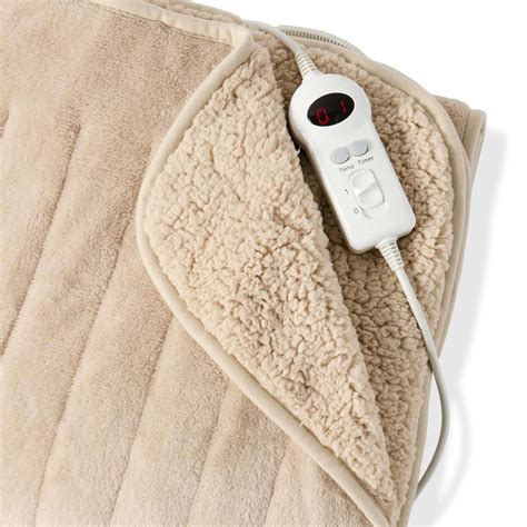 Heated Throw Natural Kmart