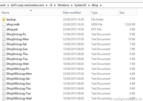 Dhcp Log Location And Explanation Uk