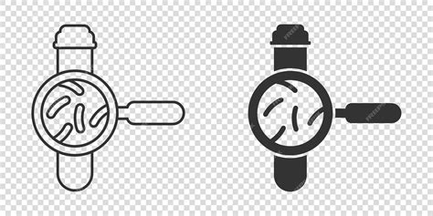 Premium Vector Blood Test Tube Icon In Flat Style Hematology Vector