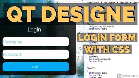 Cách Thiết Lập Qt Designer Background Color Màu Nền Trên Qt Designer