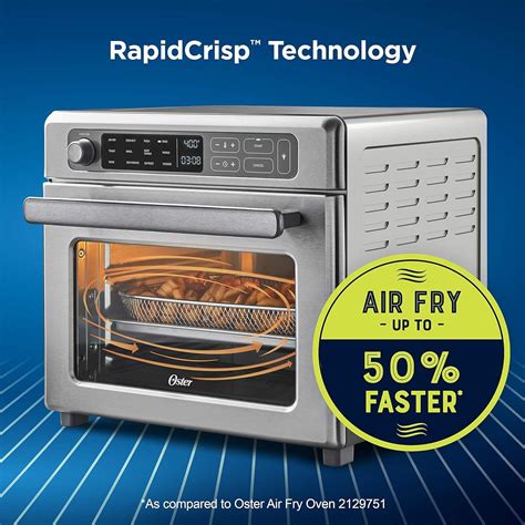 Oster Digital Air Fryer Oven With Rapidcrisp Review Cooking Appliance