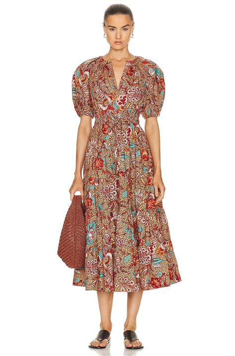 Ulla Johnson Olina Dress In Primrose Fwrd