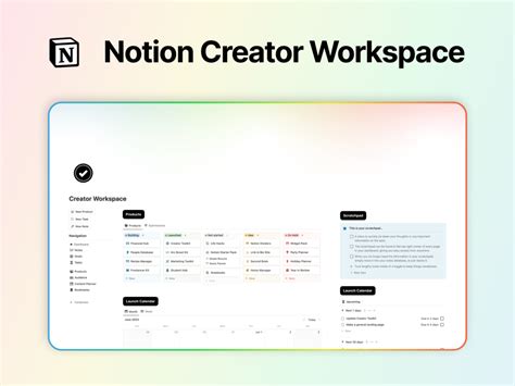 Notion Creator Workspace