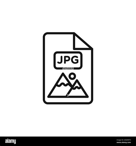  Icon Logo Sign Vector Outline In Black And White Color Stock Vector