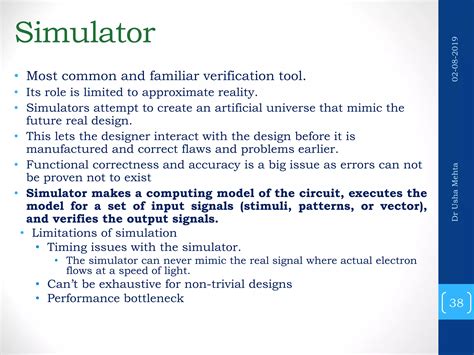 2019 2 Testing And Verification Of Vlsi Design Verification Pdf